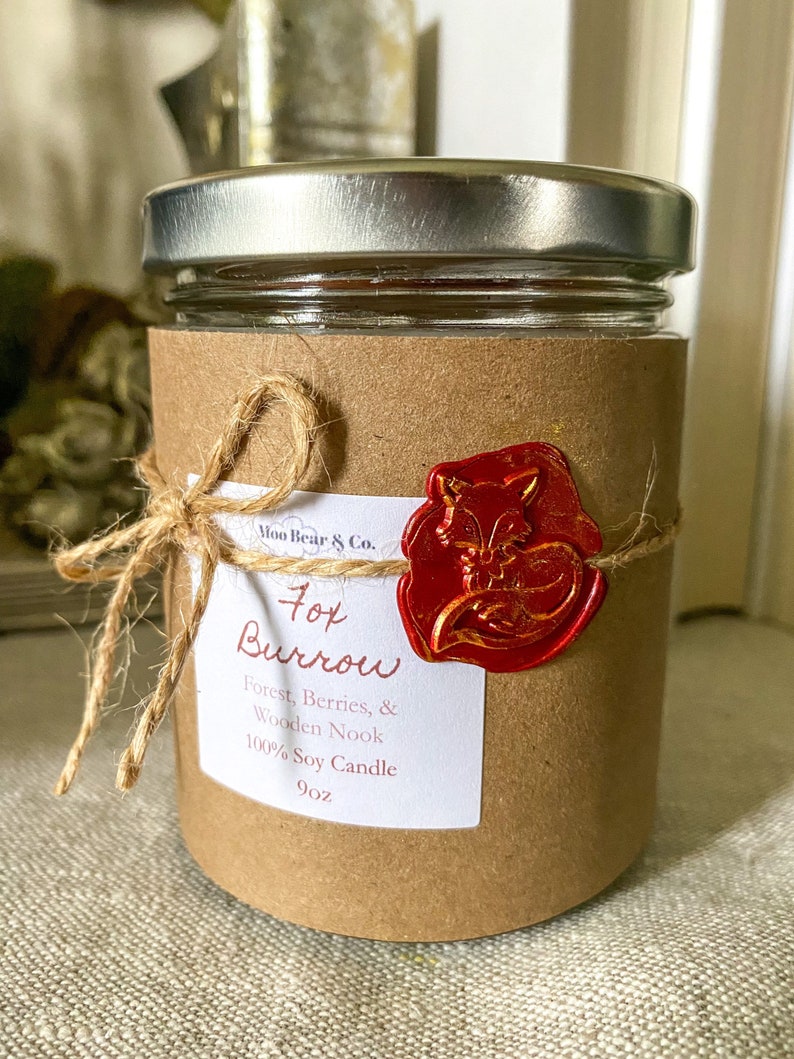 Fox Burrow Candle Fantastic Mr. Fox Inspired Bookish - Etsy