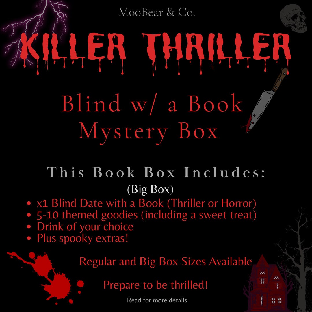 Killer Thriller Themed Blind Date With a Book Box Horror - Etsy