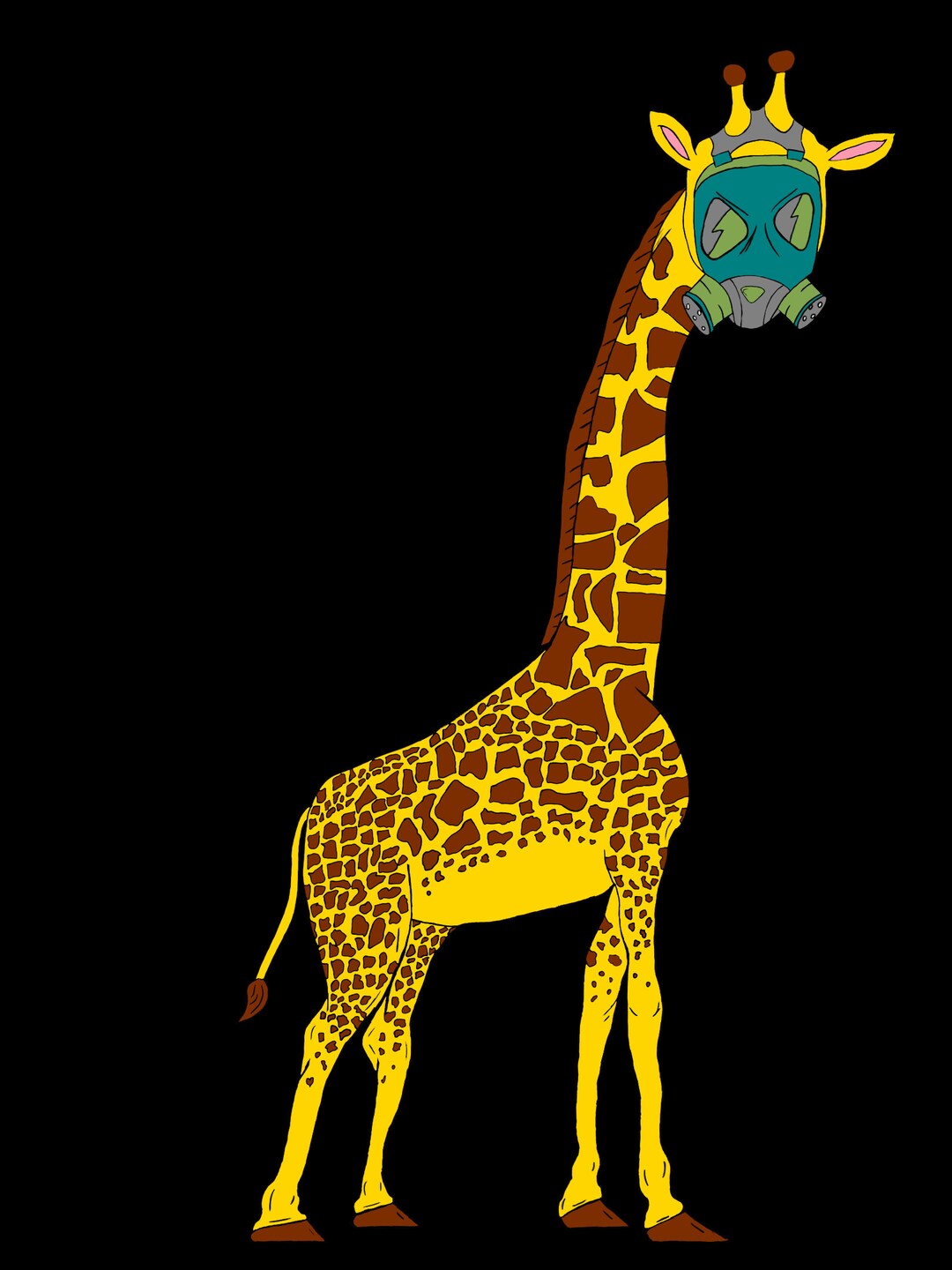 Fallout Giraffe Vinyl Sticker - Etsy