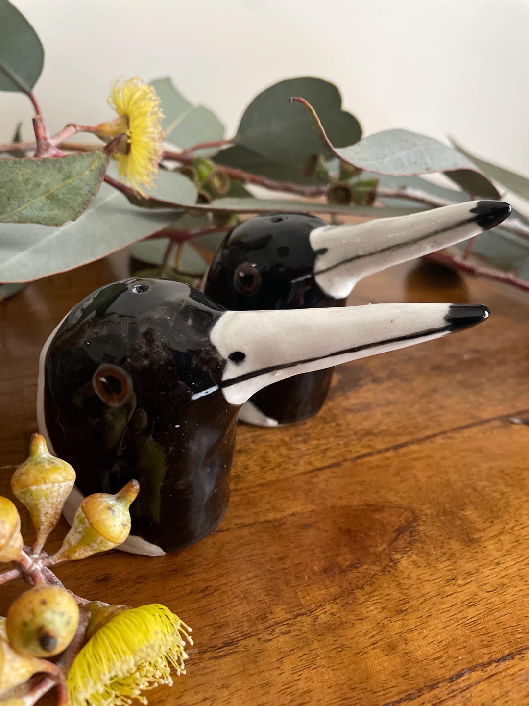 Handmade and Painted Australian Magpie Toothpick Holder - Etsy Australia