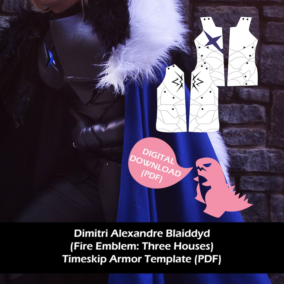 Dimitri (fire Emblem: Three Houses) Timeskip Torso Amor Cosplay ...