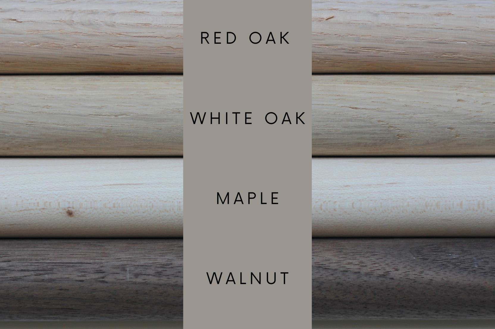 Curtain Rod, Custom Wood Curtain Rod, Curtain Rod - Maple, Walnut, Oak ...