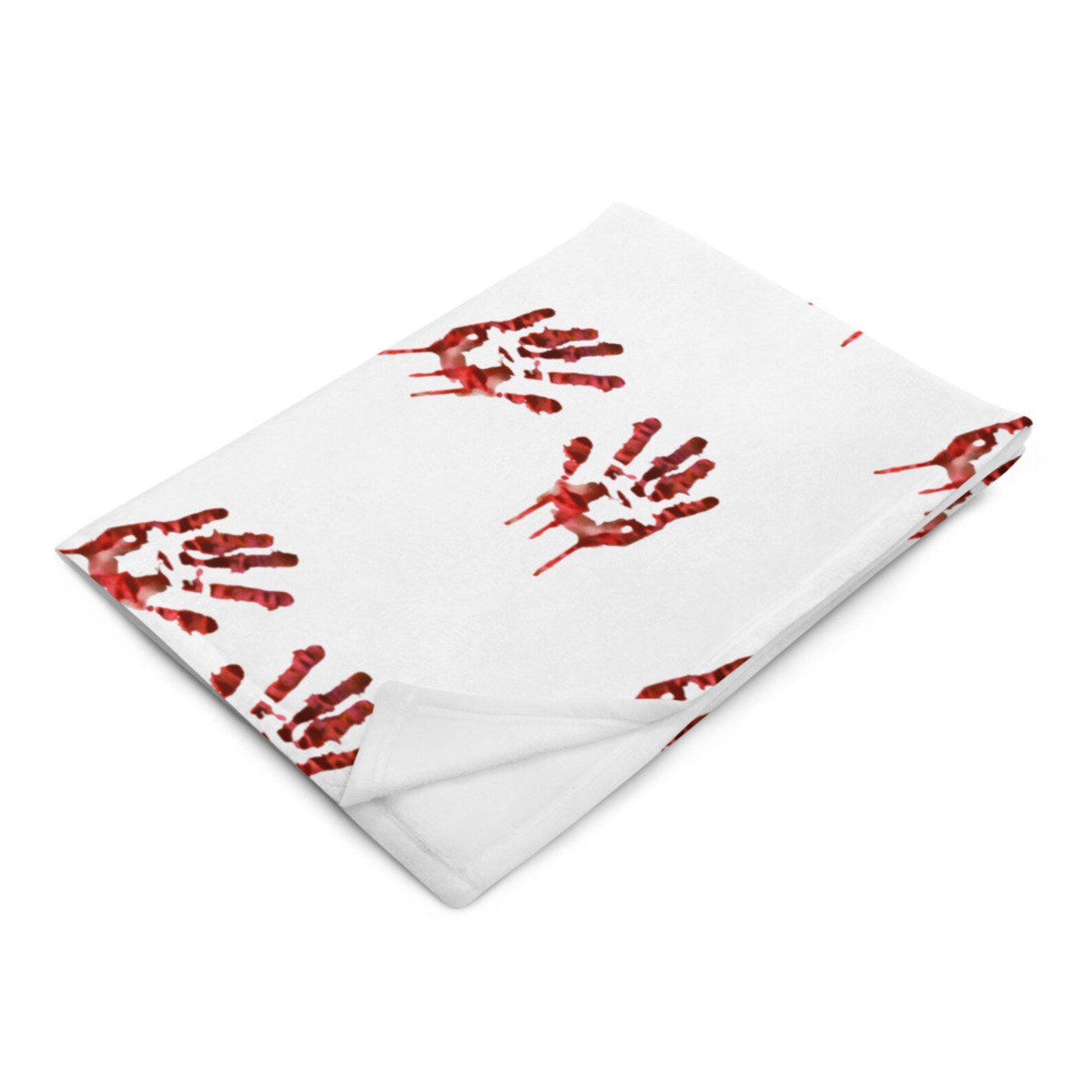 Red Bloody Handprint True Crime Fan Horror Fan Halloween - Etsy