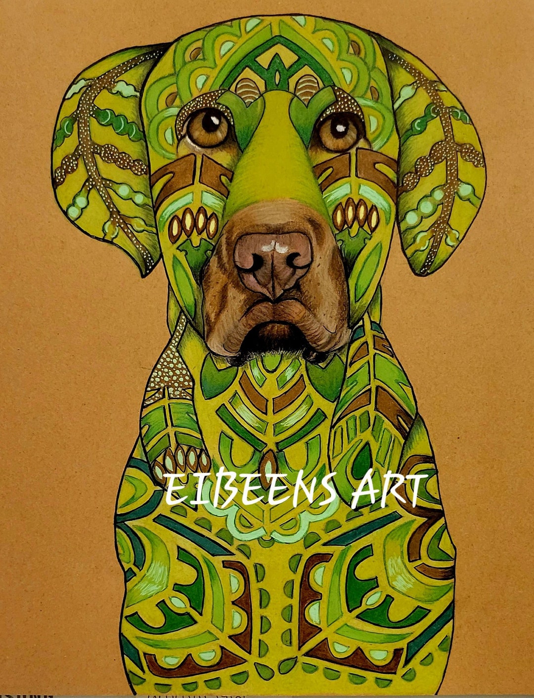 Color Page of Labrador - Etsy