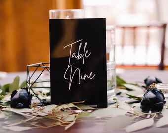 Clear Table Sign - Etsy