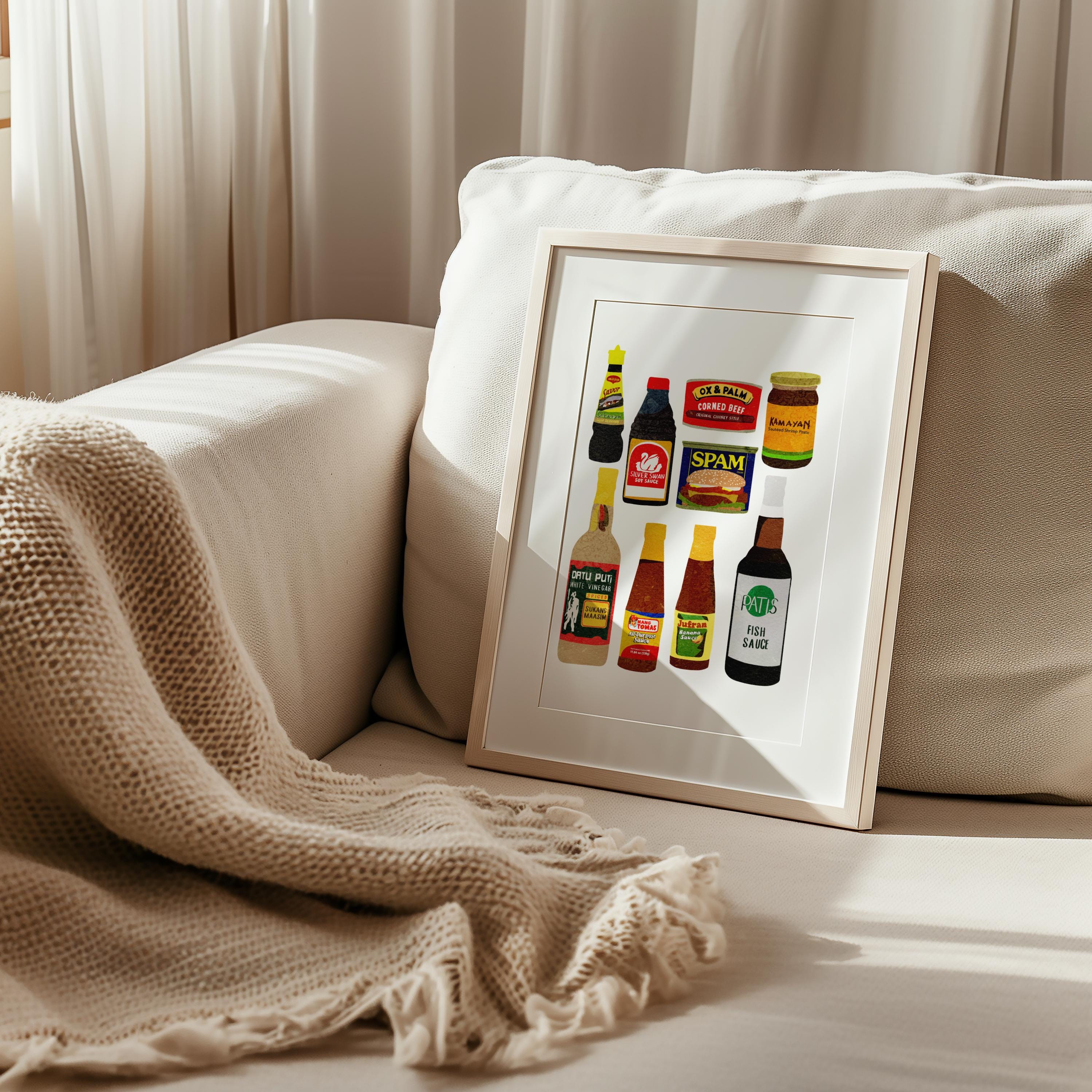 Filipino Pantry, Asian, Wall Art, Print, Art Poster, Gifts, - Etsy