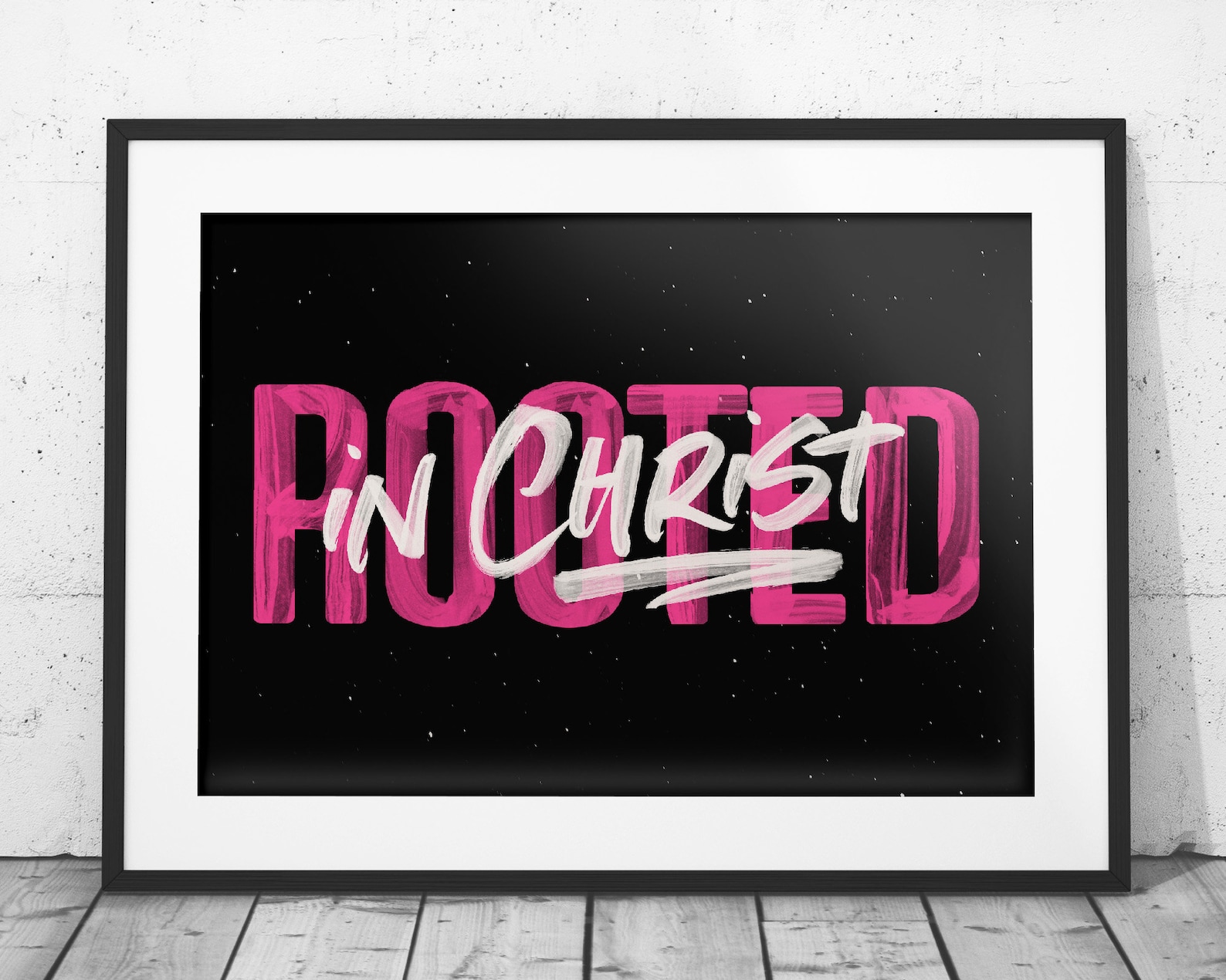 ROOTED IN CHRIST Printable Poster / Bible Verse Poster / Jesus - Etsy