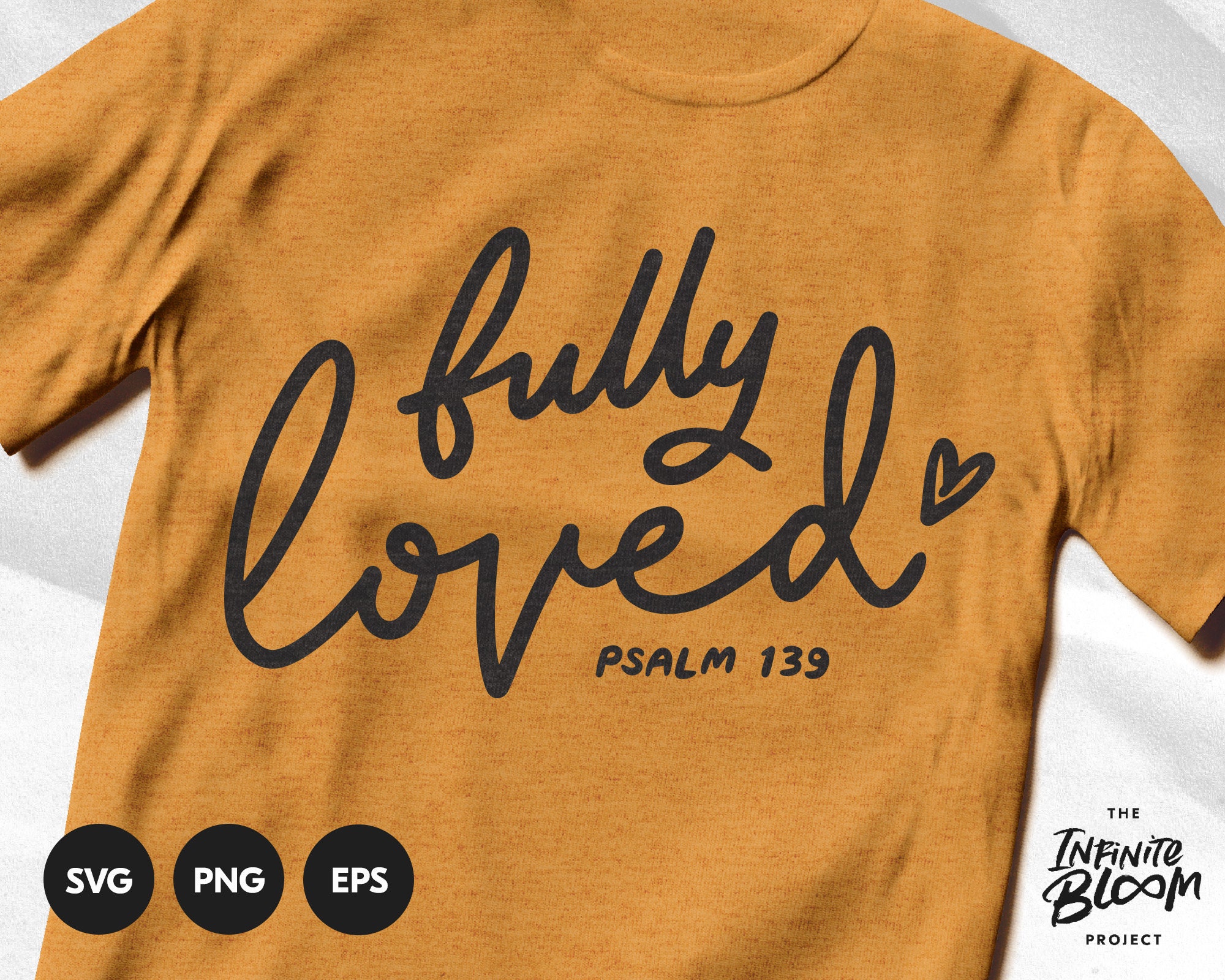 Fully Loved Svg / Christian Scripture Svg / Bible Quote Svg / - Etsy