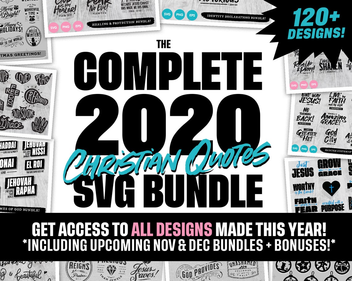 The Complete 2020 SVG Bundle / All Files in Shop / Whole Shop - Etsy