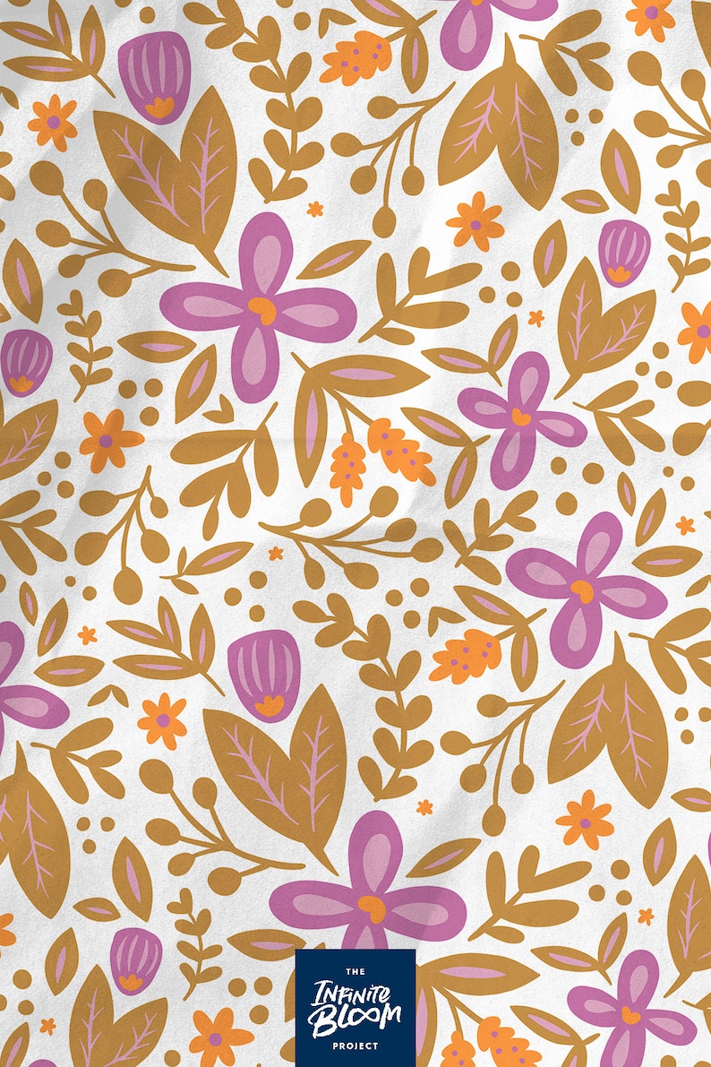 Floral Digital Paper Bundle Seamless Floral Pattern for - Etsy