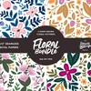 Floral Digital Paper Bundle 2, Seamless Floral Pattern, for Digital ...