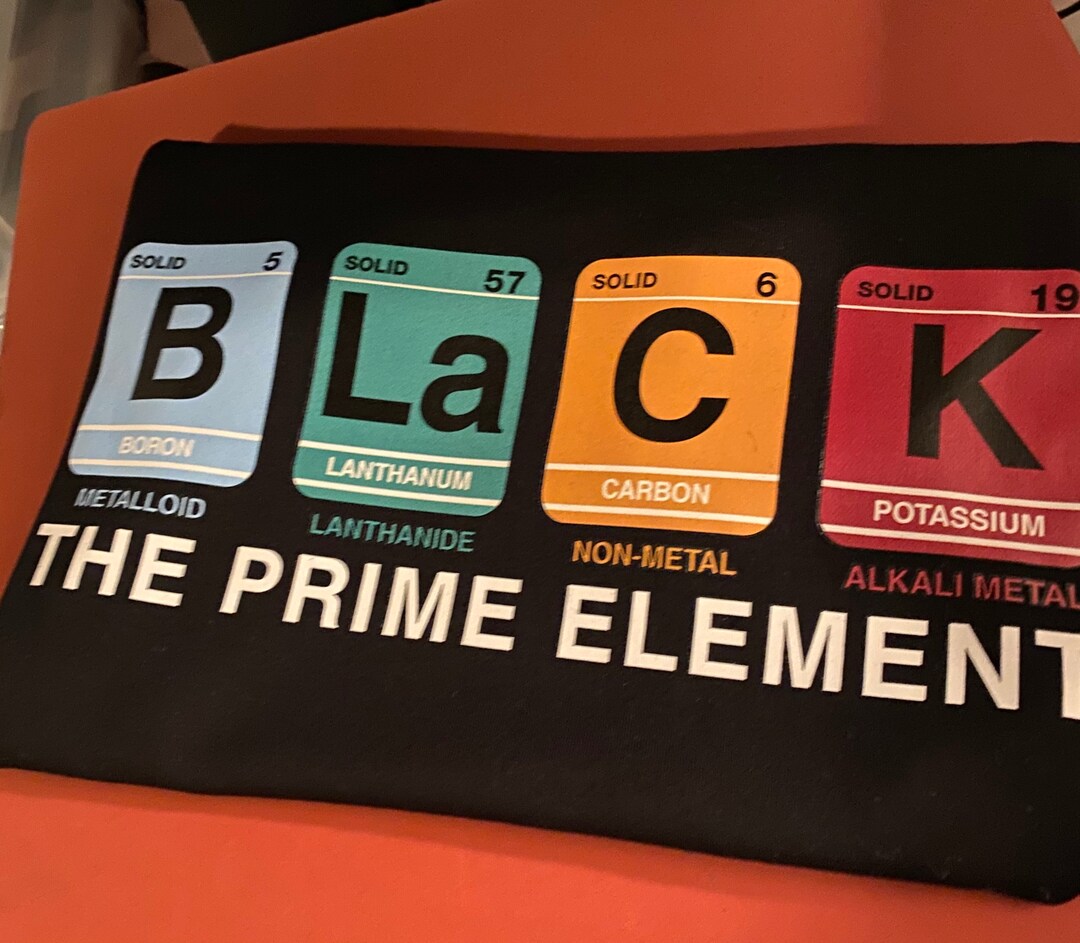 The Prime Element: Black Graphic & Statement T-shirt, African American ...