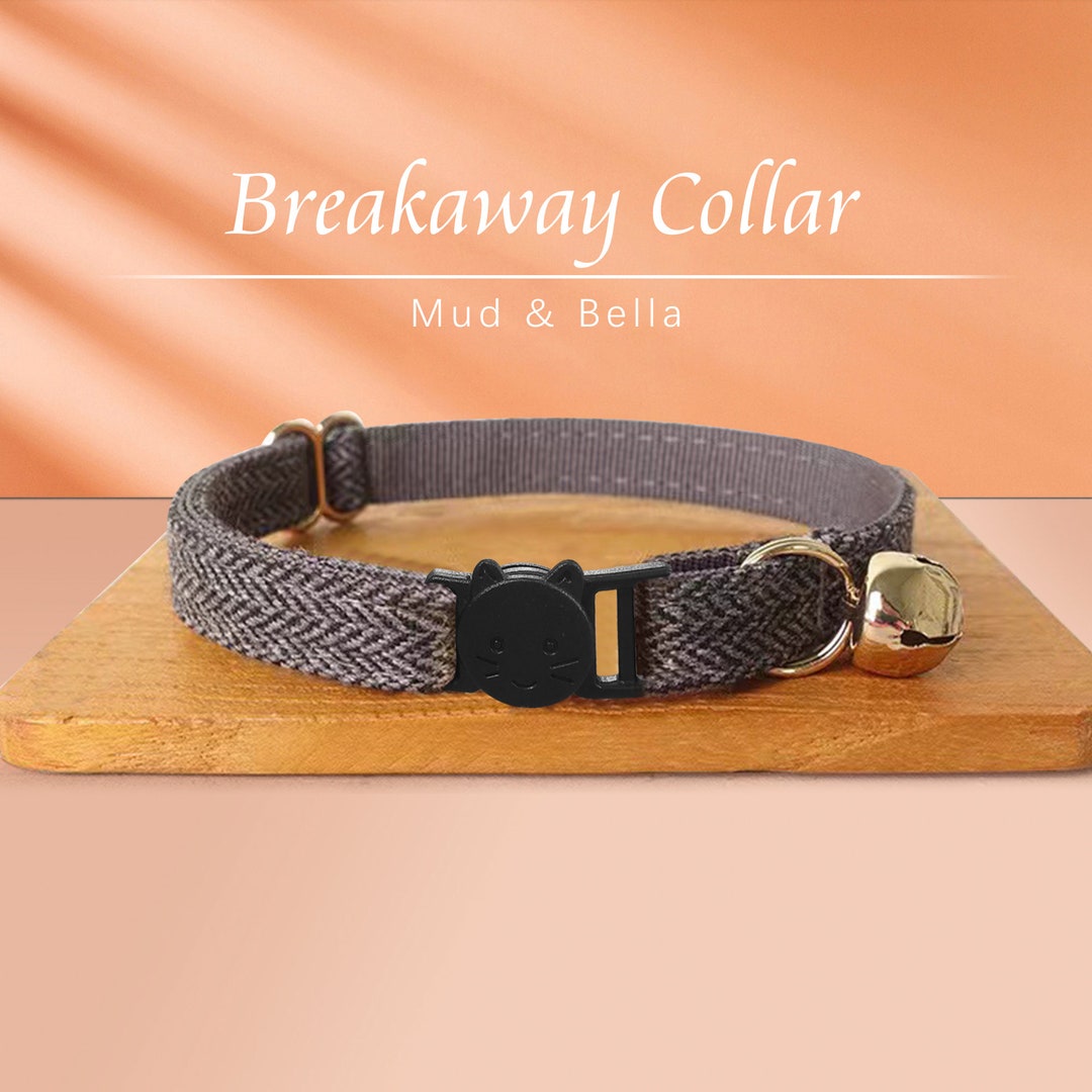 Breakaway Cat Collar With Name Engraved Custom Quick Release - Etsy