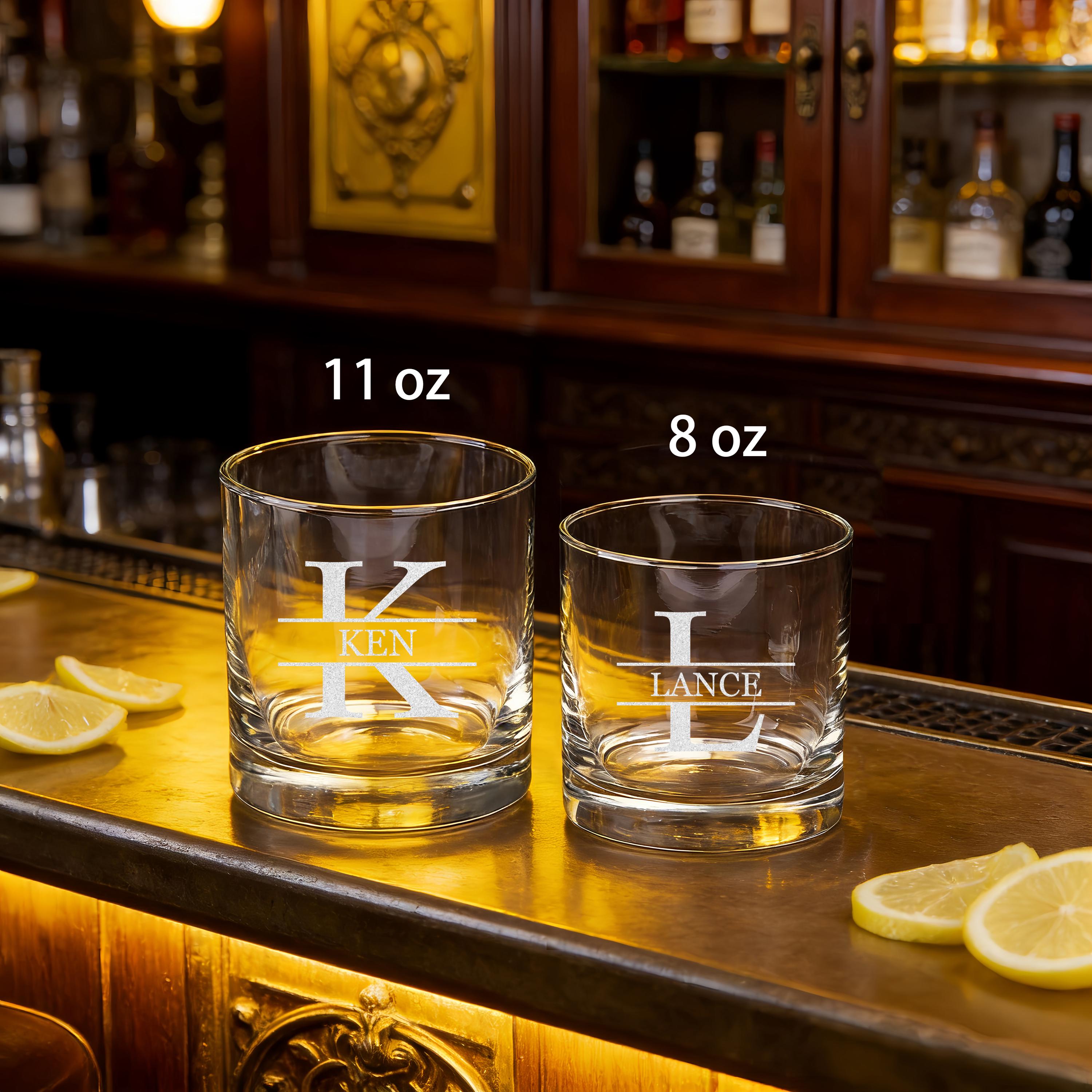 Personalized Engraved Whiskey Glasses, Best Man Gift, Groomsmen ...