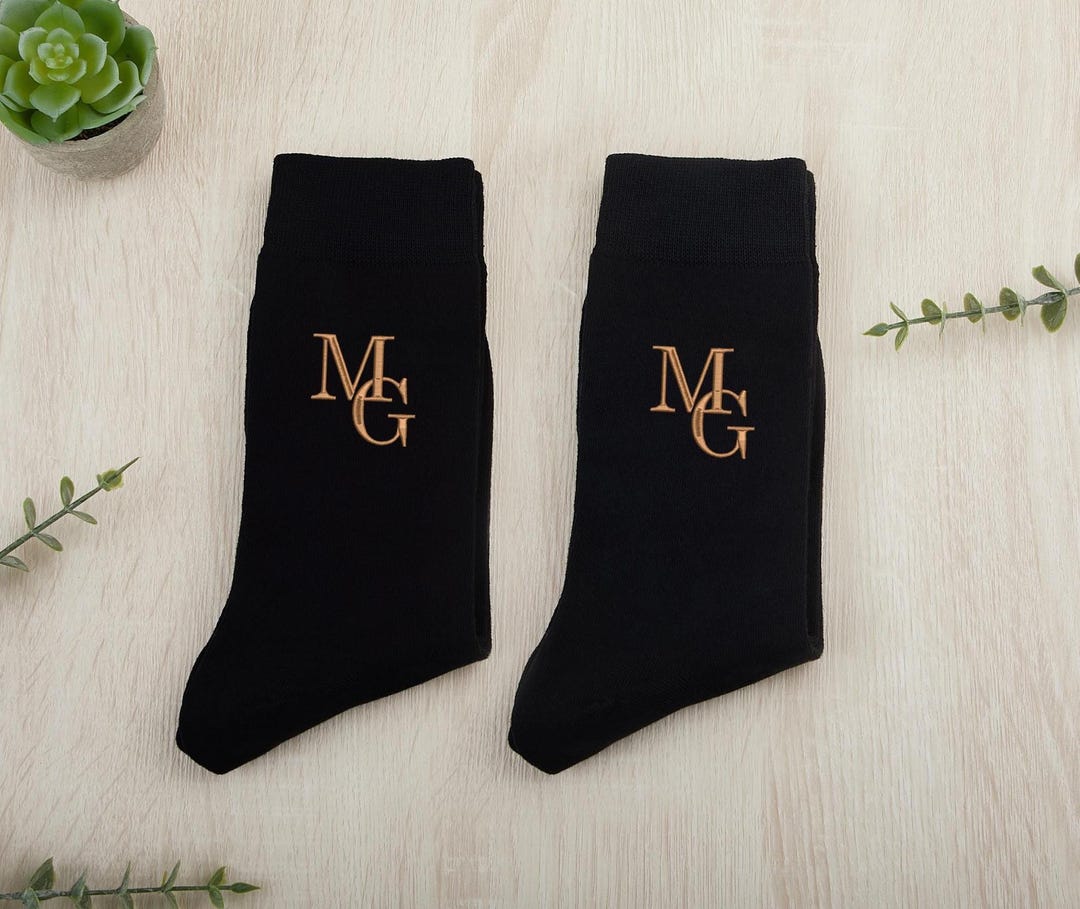 Embroidered Groomsman Socks, Groomsmen Socks Gifts, Best Man Proposal ...