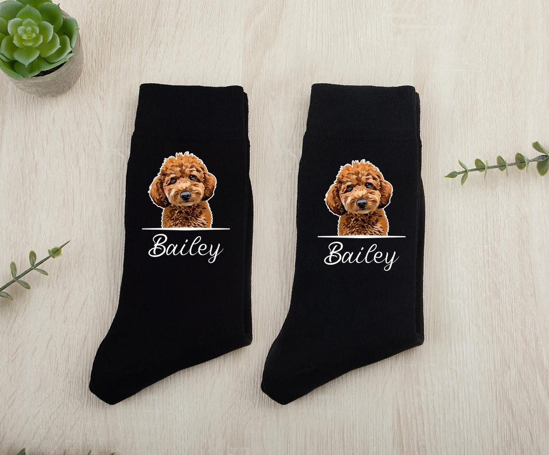 Custom Pet Photo Socks, Personalized Pet Socks, Custom Dog Socks ...
