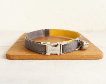 Gray Cat Collar - Etsy