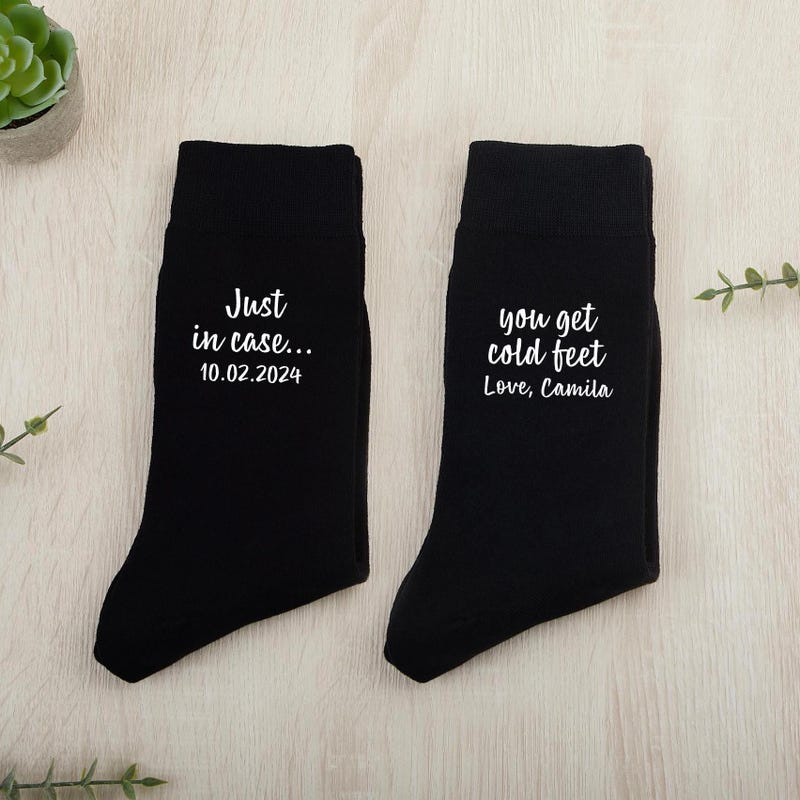 Cold Feet Wedding Socks - Etsy
