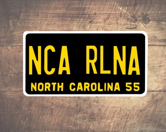 1955 Nc License Plate - Etsy
