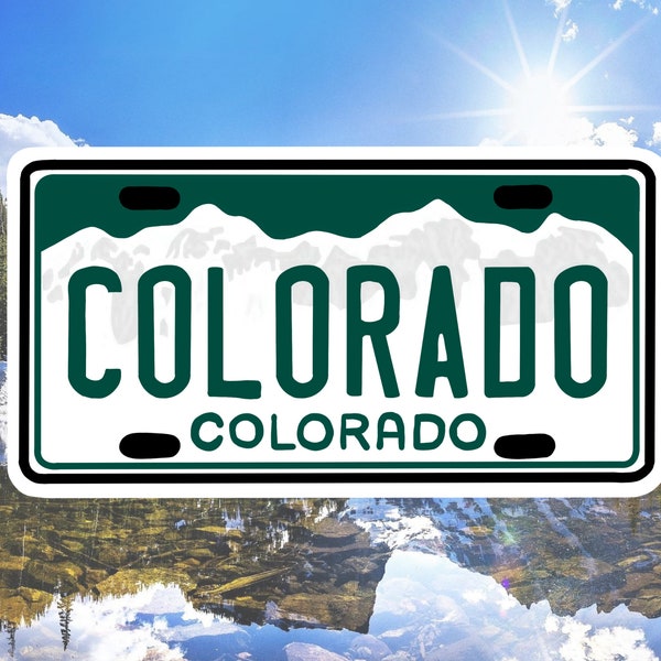 Colorado State Plate - Etsy