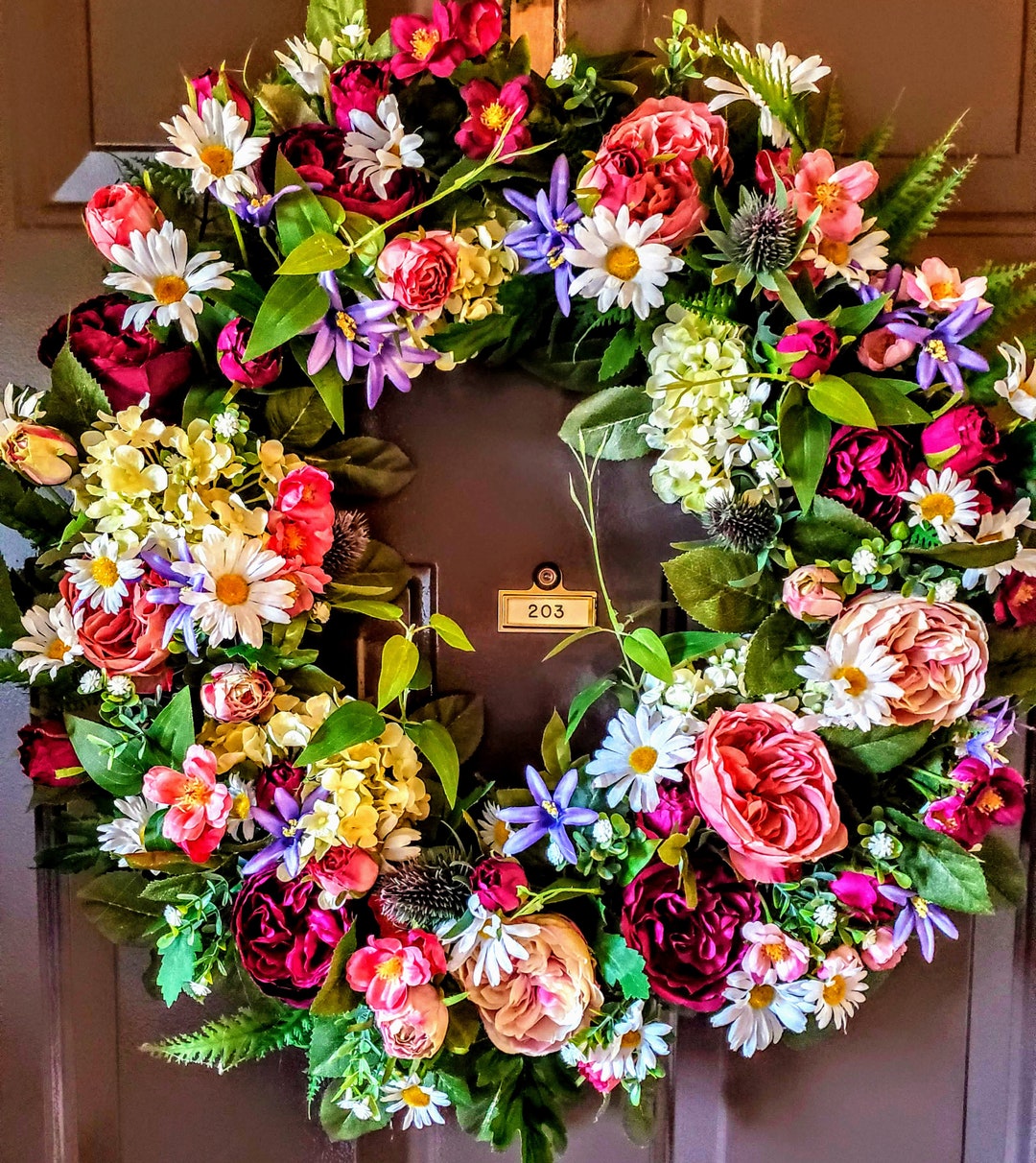 Beautiful Handcrafted All Seasons & All Occasions Wreath. Stunning ...
