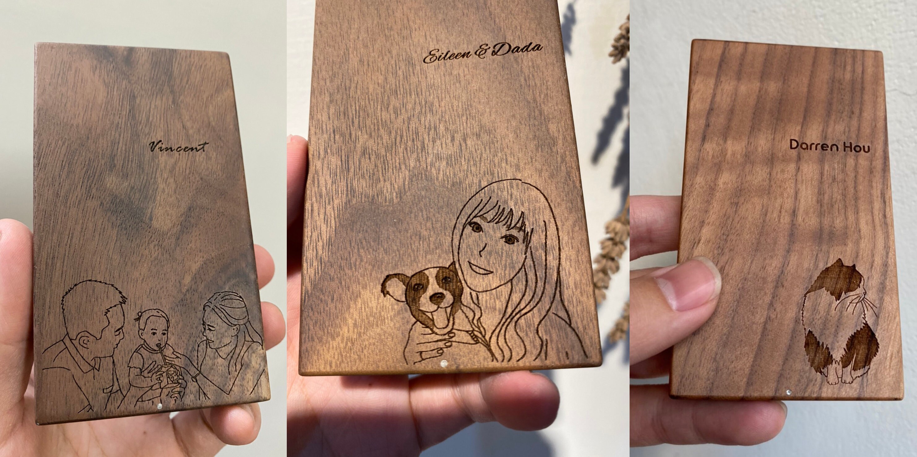 Super Compact Card Case Holder. Wooden Card Holder - Etsy Australia