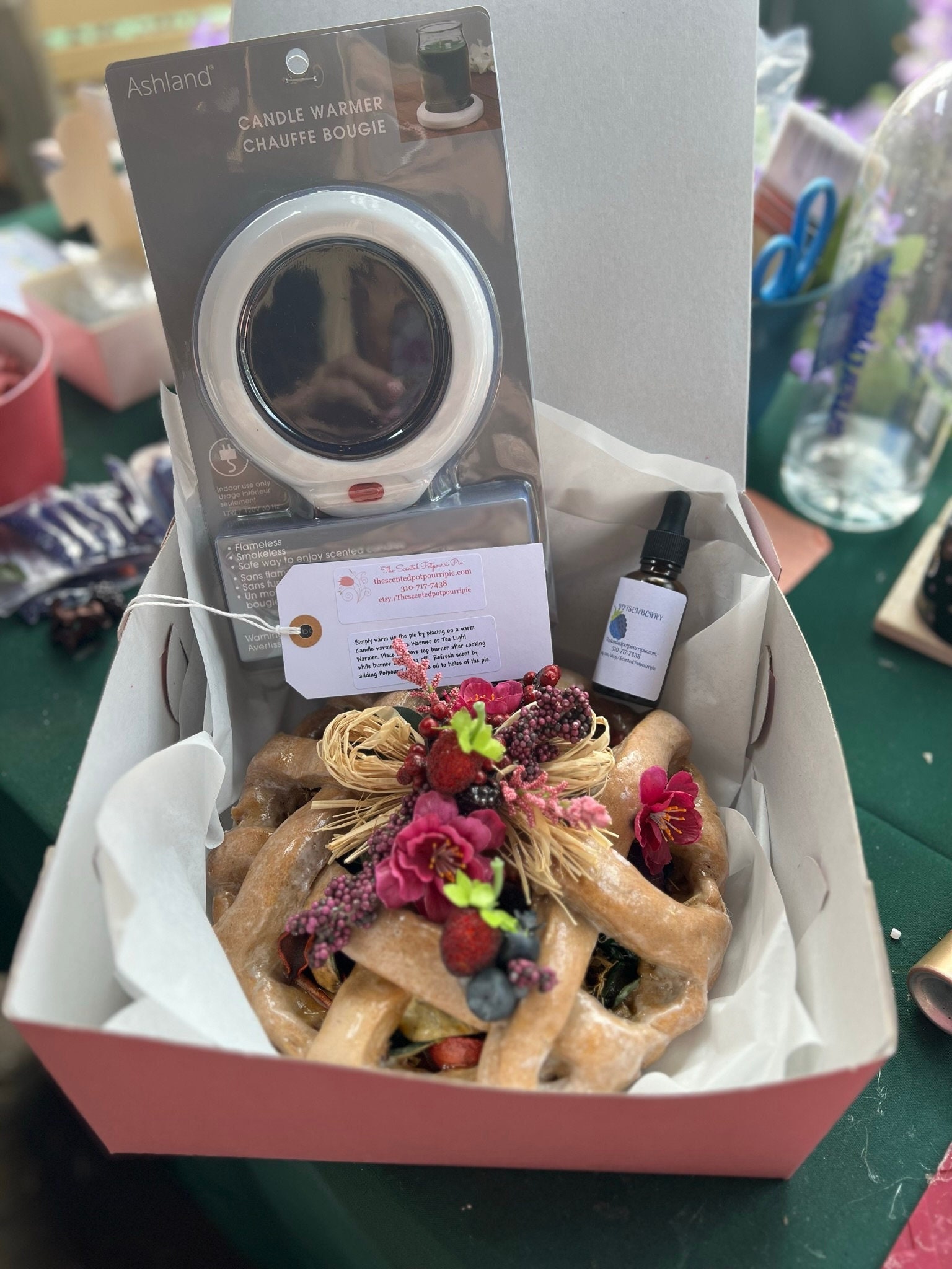 Re Heatable Potpourri Pie Packages - Etsy