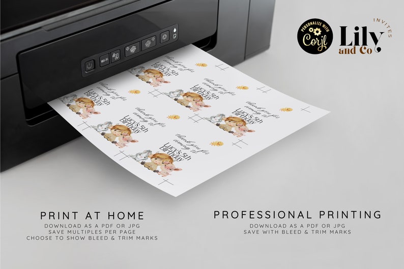 Farm Animals Editable Custom Tag Template Farm Baby Shower Birthday ...