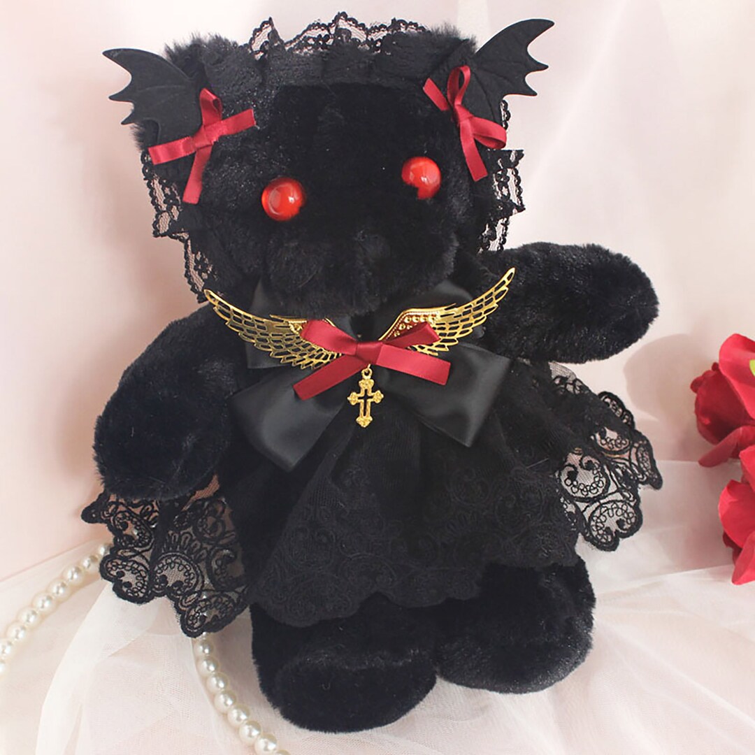 Goth Bear Crossbodybag gothic Crossbody Bag-dark Bear Shouder Bag ...