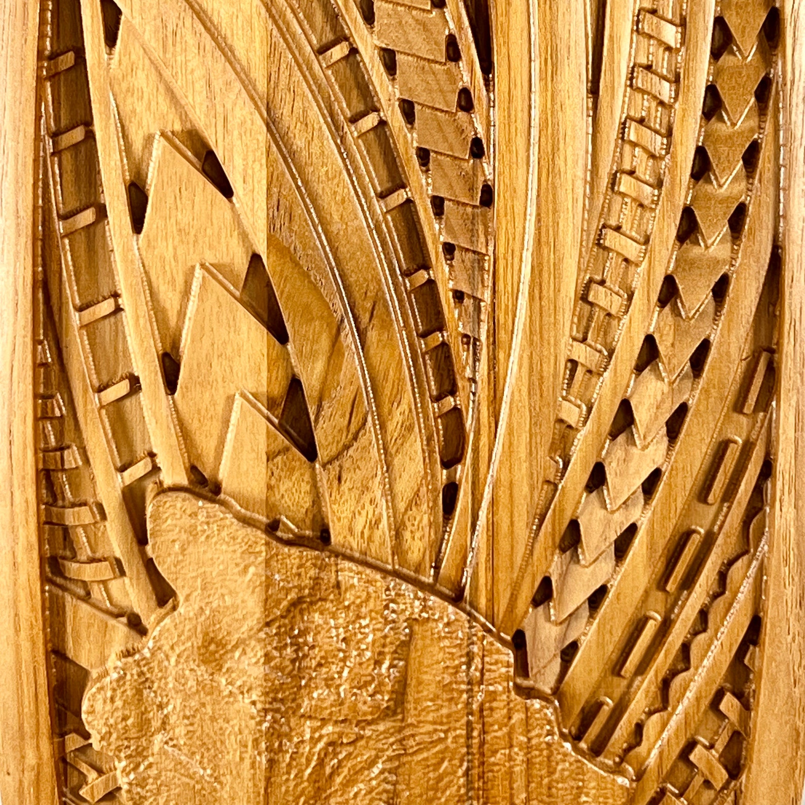 Wood Surfboard Carving hawaii Tide Coastal Wall Decor Art , Hawaiian ...