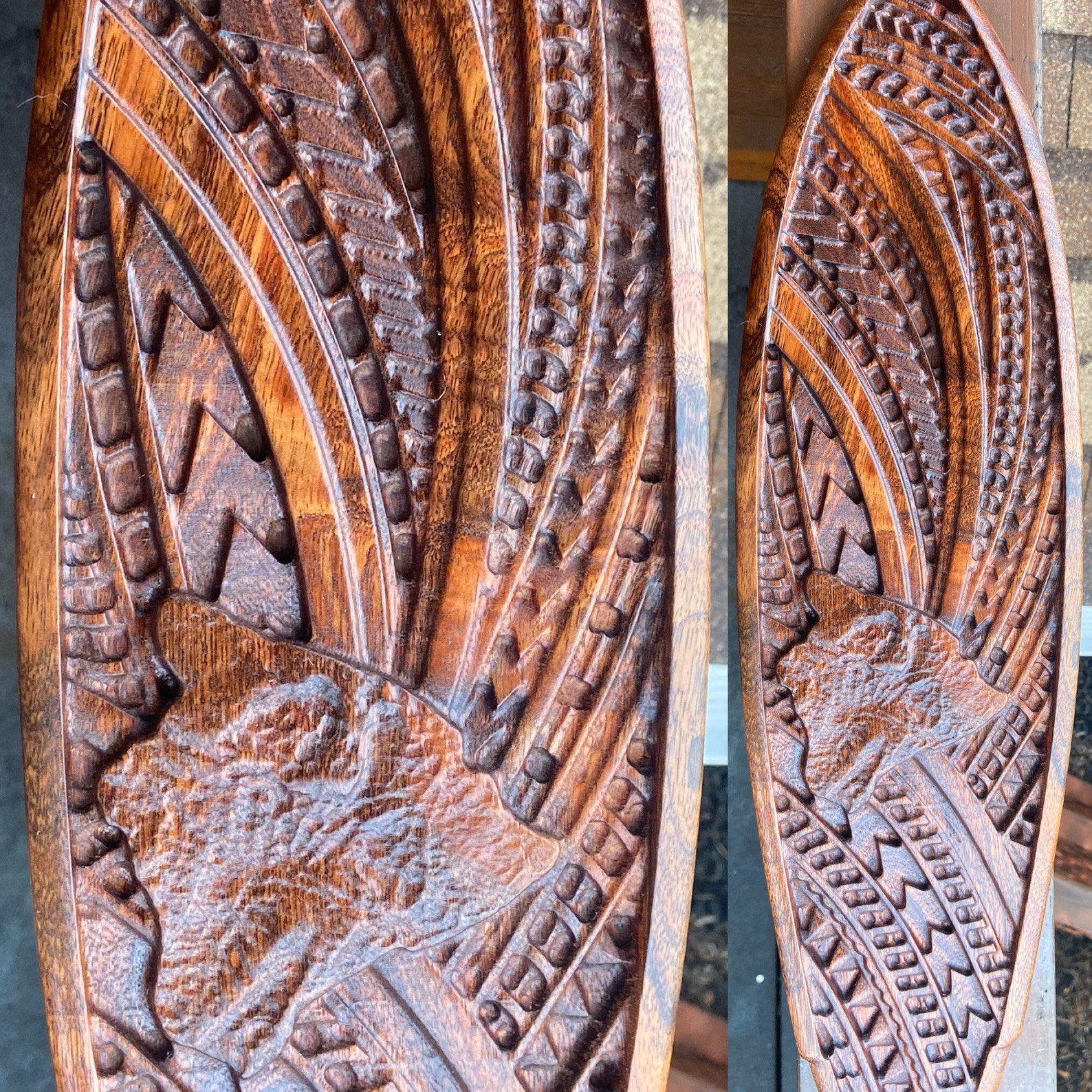 Wood Surfboard Carving hawaii Tide Coastal Wood Wall Hanging - Etsy