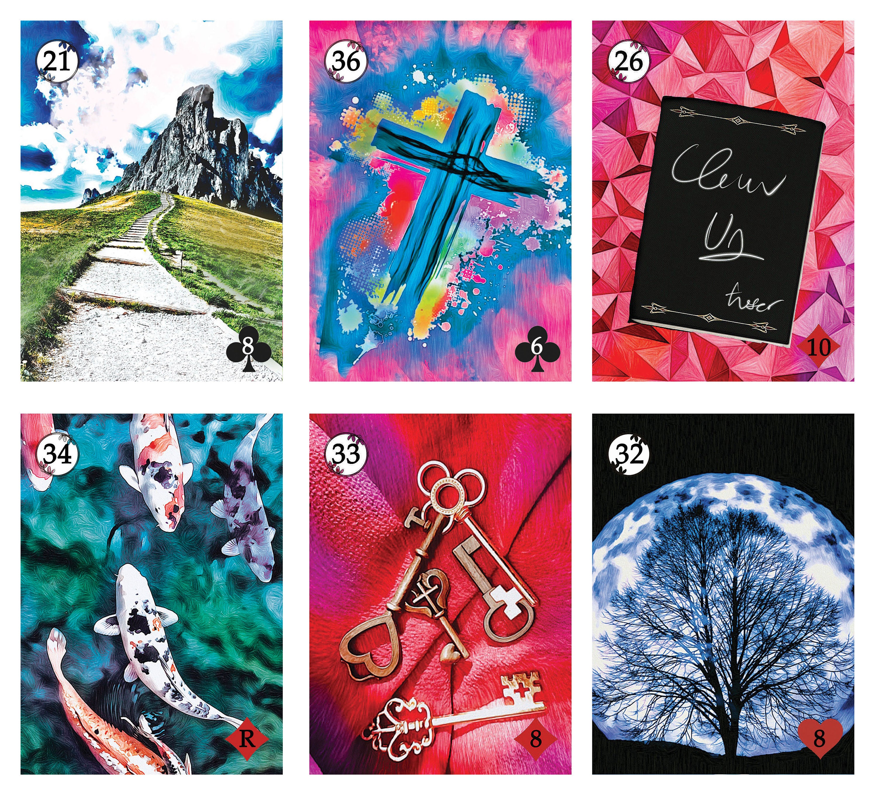 Oracle IRIS LENORMAND Petit Lenormand Card Game - Etsy