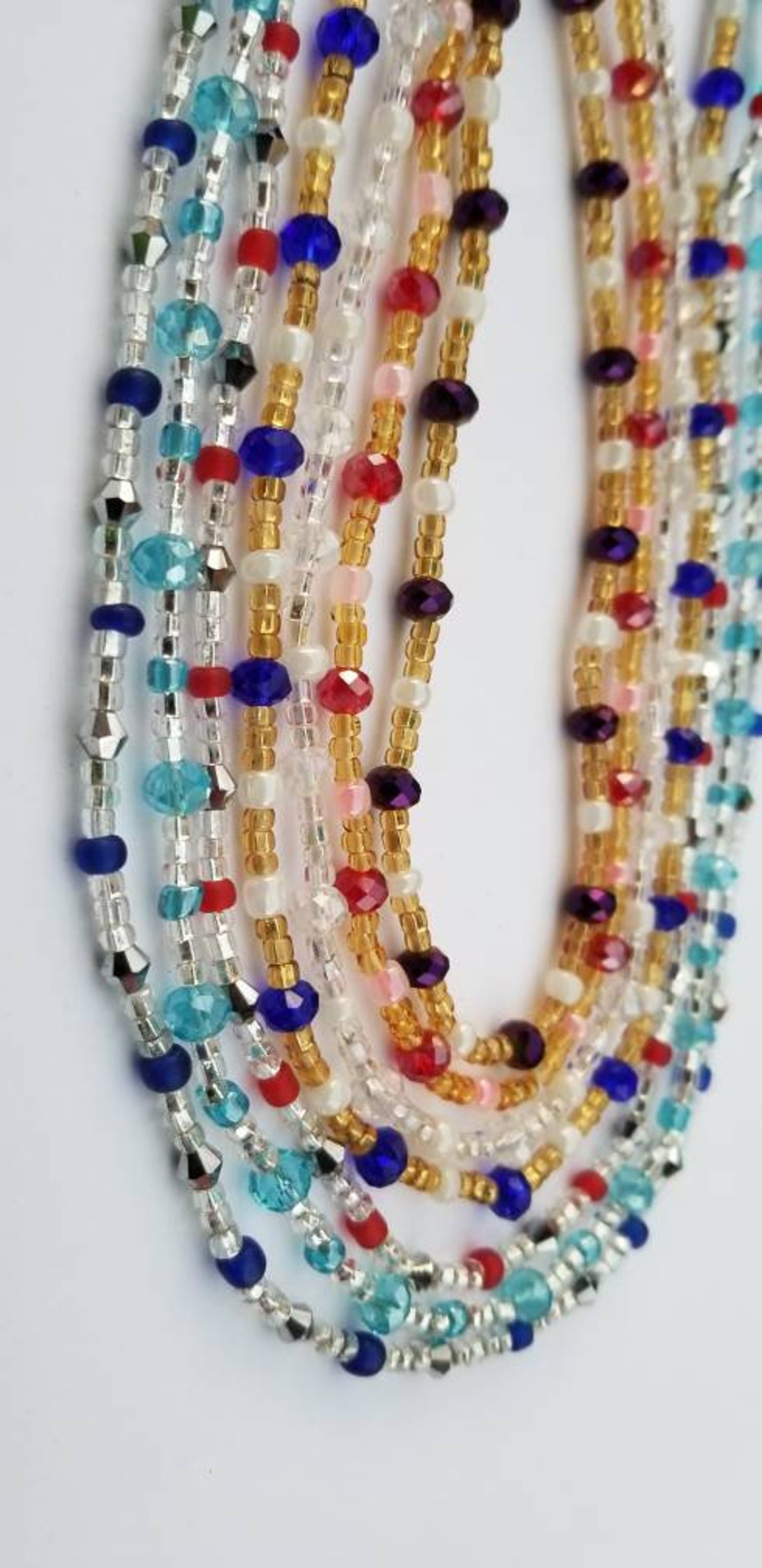 Women Plus Size Body Beads Hip Beads Tie-on Waist Beads | Etsy