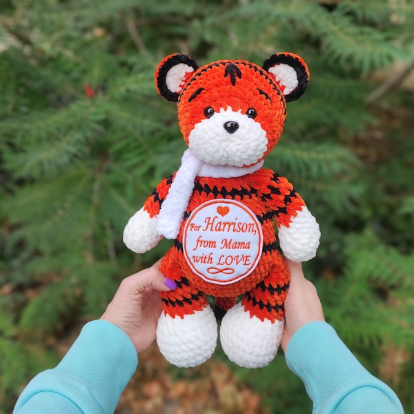 Knitted Tiger - Etsy