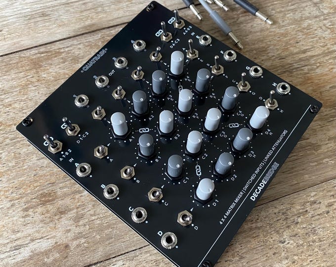 Quatrain 4 X 4 Matrix Mixer Pre-order. Eurorack and Standalone. Linked ...
