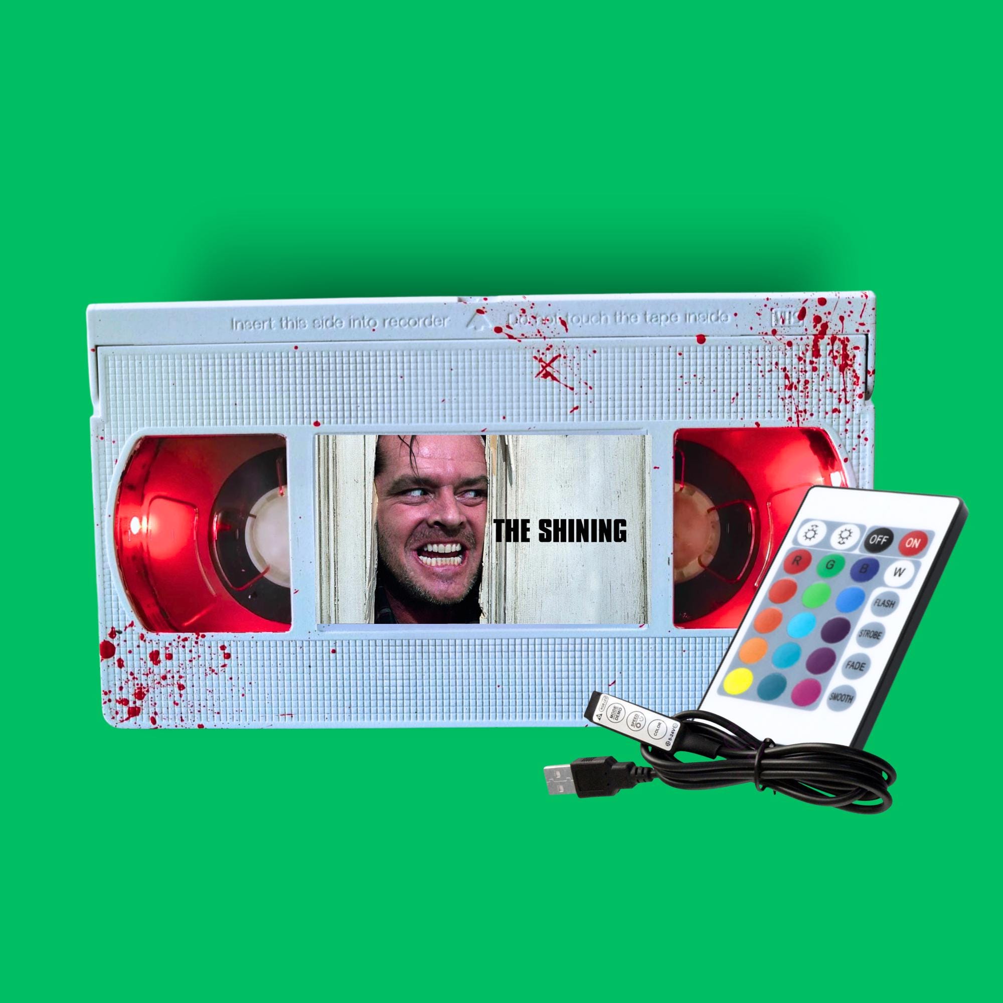 Retro Lamp the Shining - VHS Horror Movie LED Lighting Stanley Kubrick ...