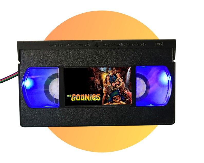 Retro Lamp From the Goonies - VHS Tape LED Lighting From the 80's ...