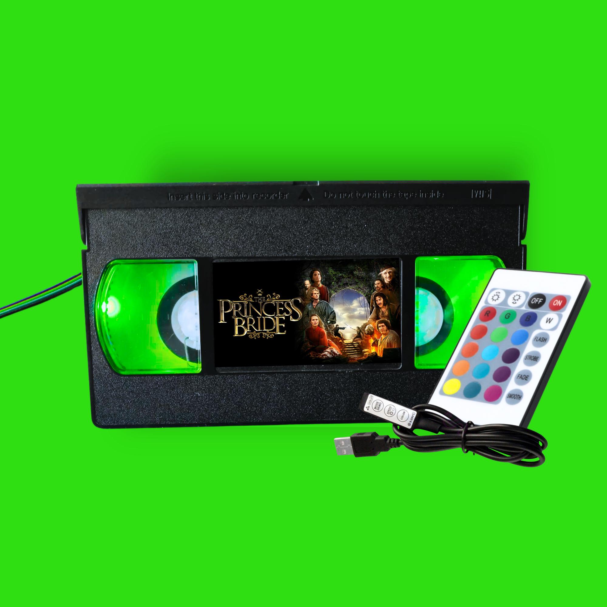 The Princess Bride Retro Lamp - VHS Tape LED Lighting Westley and ...