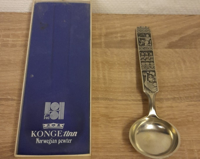 Konge Pewter, Made in Norway 1980s, Rare Object, Pewter Spoon, Mid ...