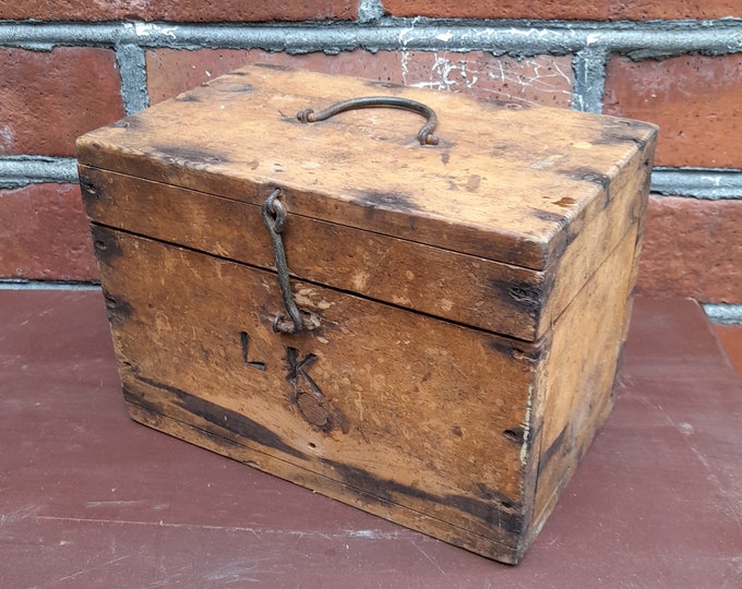 Unique Rare Antique Chest , Yewlery Box, Trinket Box, Treasure Chest ...