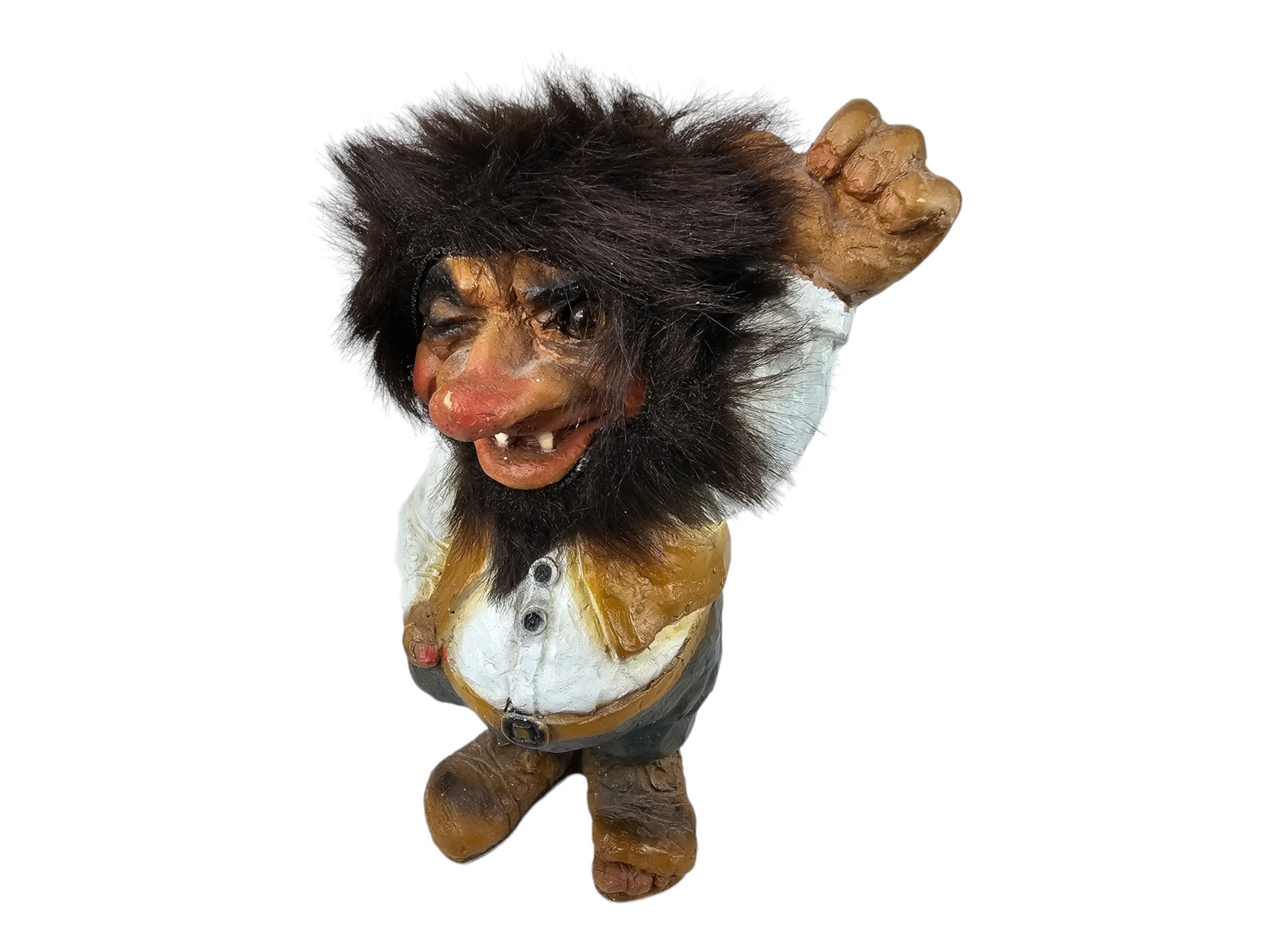 Nyform Troll 106 Rjukan Hitchhiker | 1970s Norwegian Troll Figurine ...