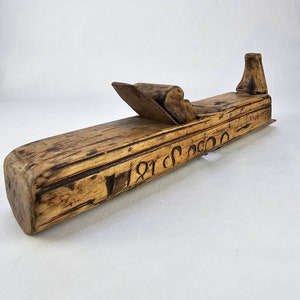Authentic Handcrafted Woodworking Tool - Antique Wood Planner From ...