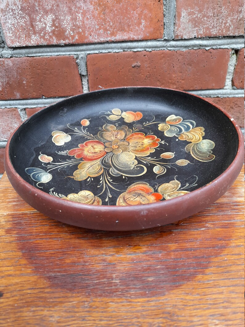 Norwegian Rosemaling Vintage Bowl Rosemalt Rosemalt Bowl - Etsy