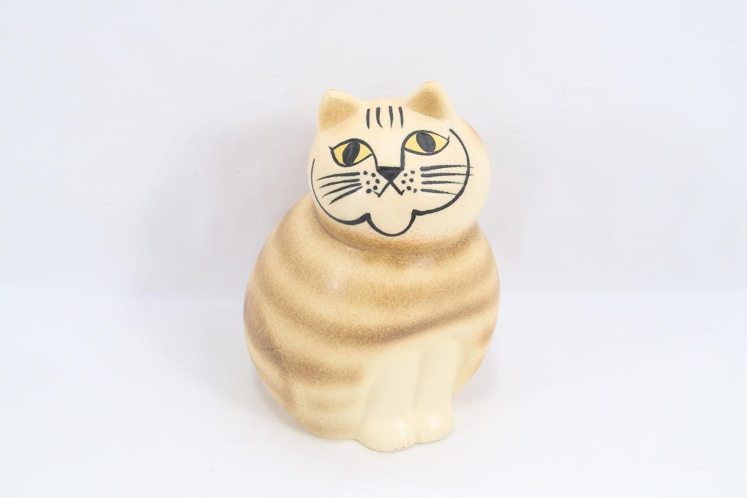 Lisa Larson Mia Mellan Cat Figurine | Vintage Scandinavian Ceramic Art ...