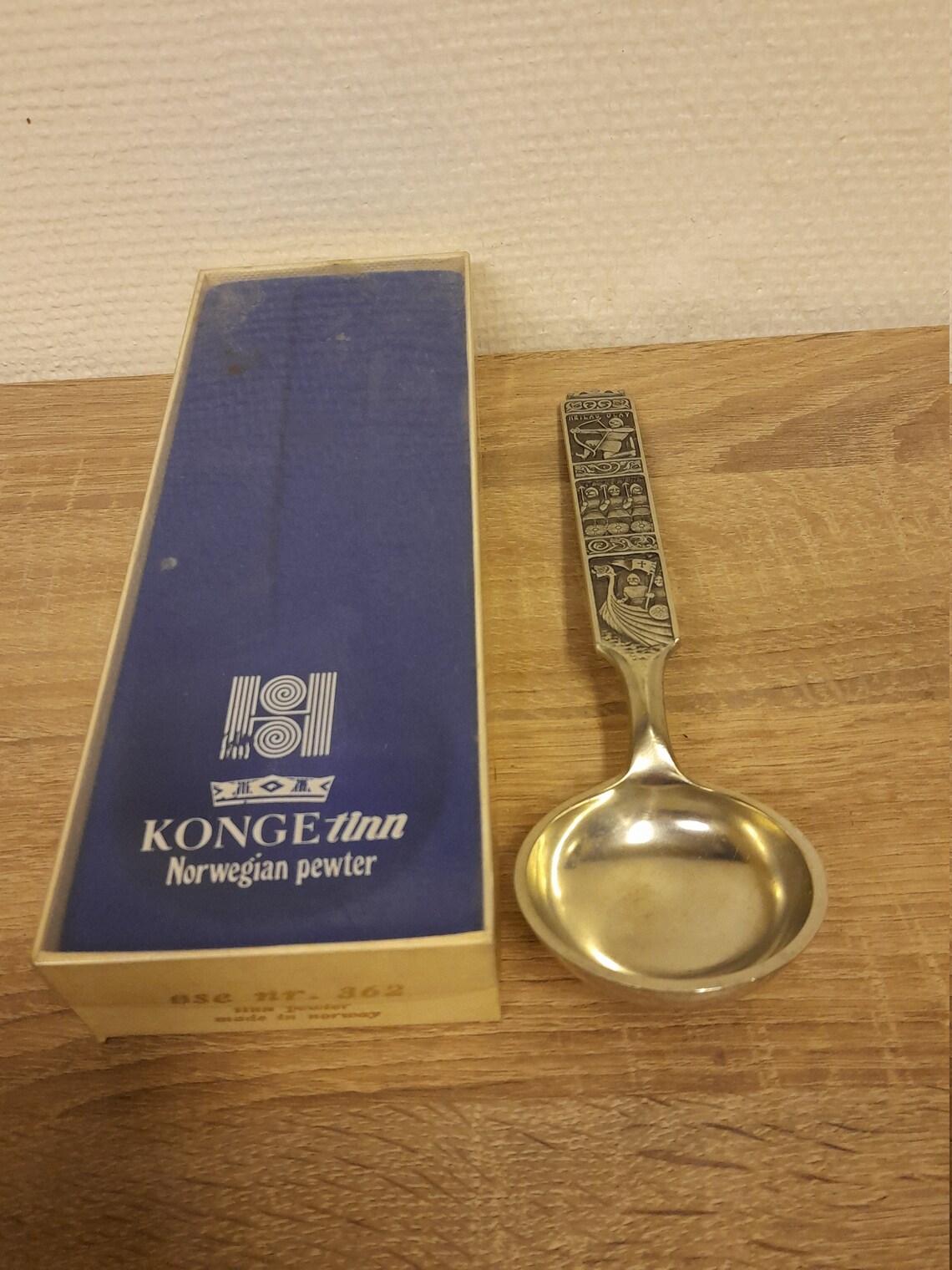 Konge Pewter Made in Norway 1980s Rare Object Pewter Spoon | Etsy