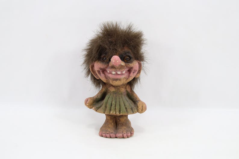 Nyform Troll Model 115 | Little Troll Girl Figurine | Handmade ...