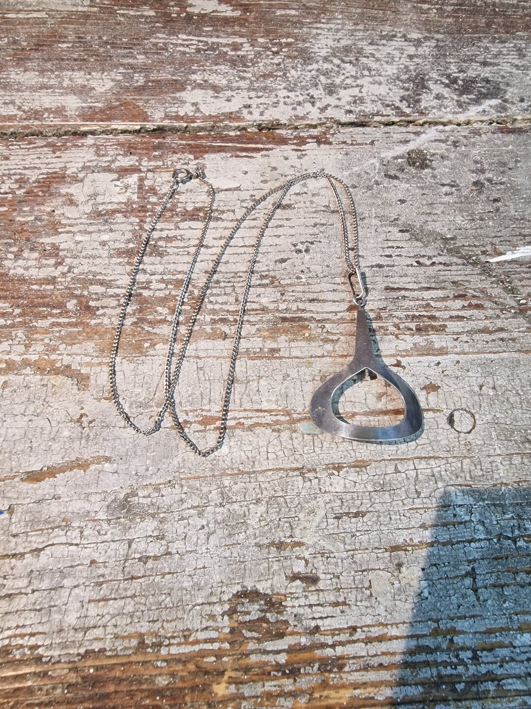 Set of Pendant and Chain in 925 / 830 Silver Made by OXO Norway ...