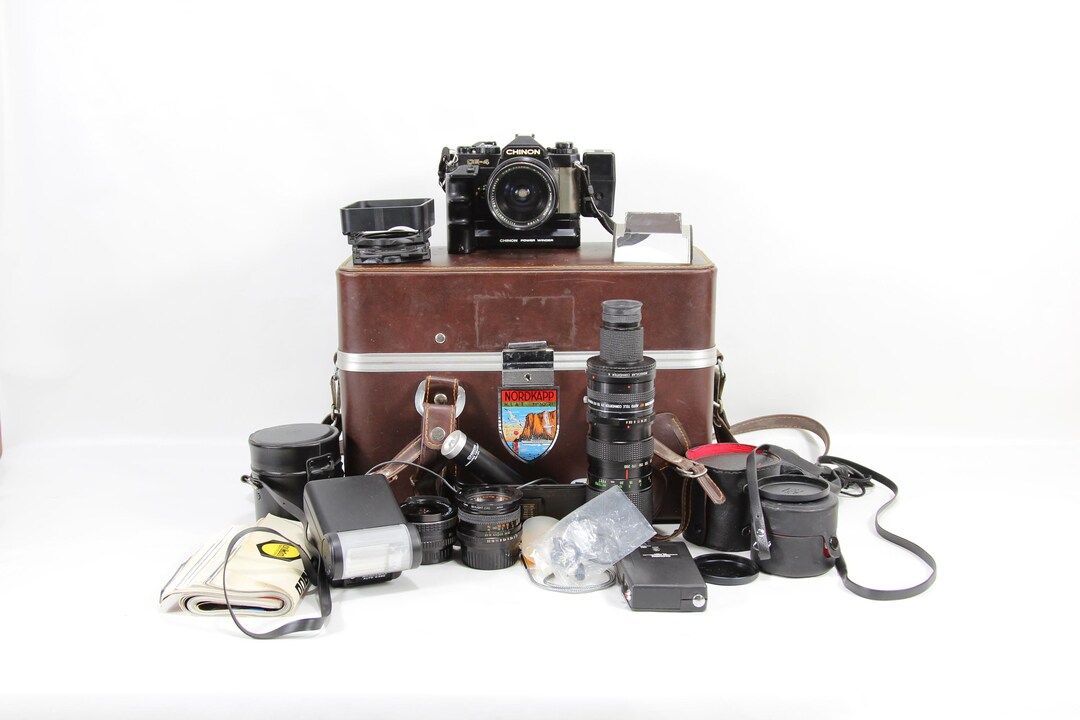 Chinon CE-4 35mm SLR Camera Bundle With Lenses & Filters – Perfect Gift ...