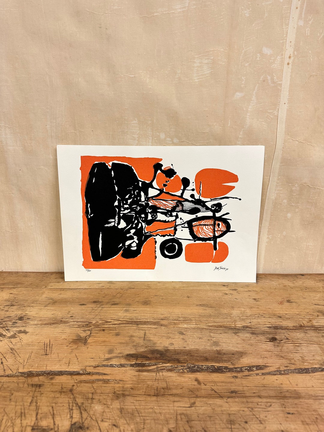 Vintage Xylography Art Print by Bill Smith - Limited Edition 35/40 ...