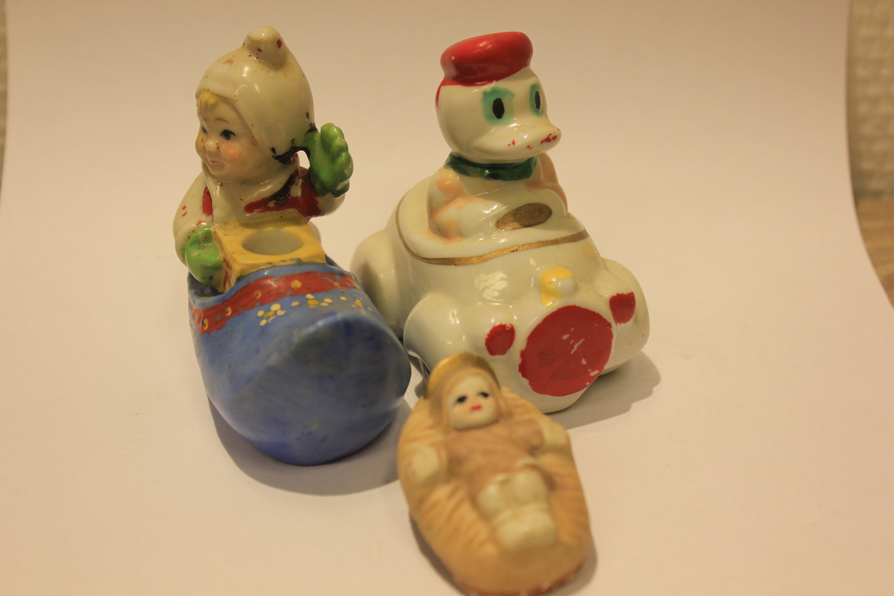 Collection of Three Small Porcelain Figures From the 50s | Etsy